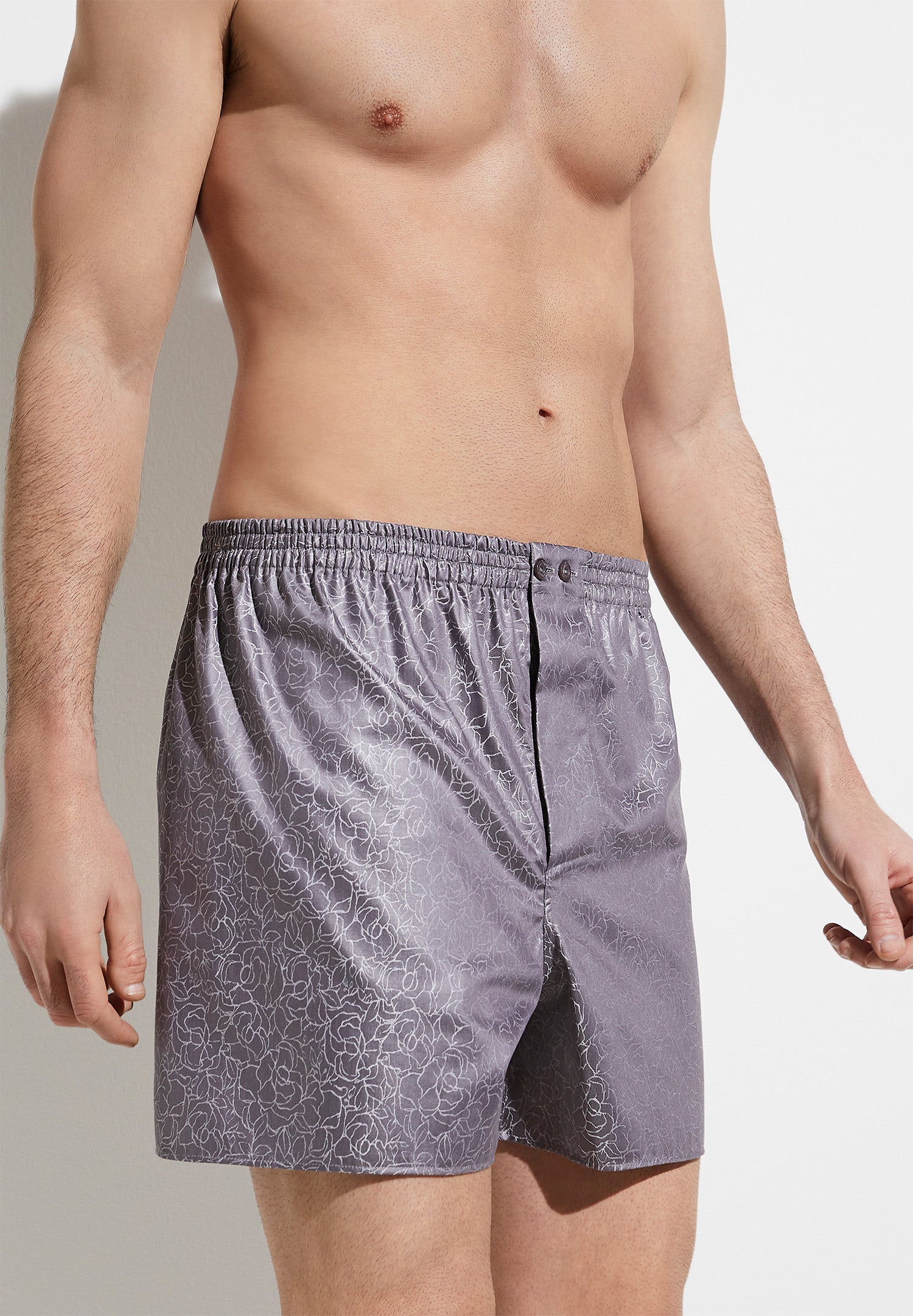 Luxury Jacquard | Boxer Shorts - anthrazit - Zimmerli of Switzerland ...
