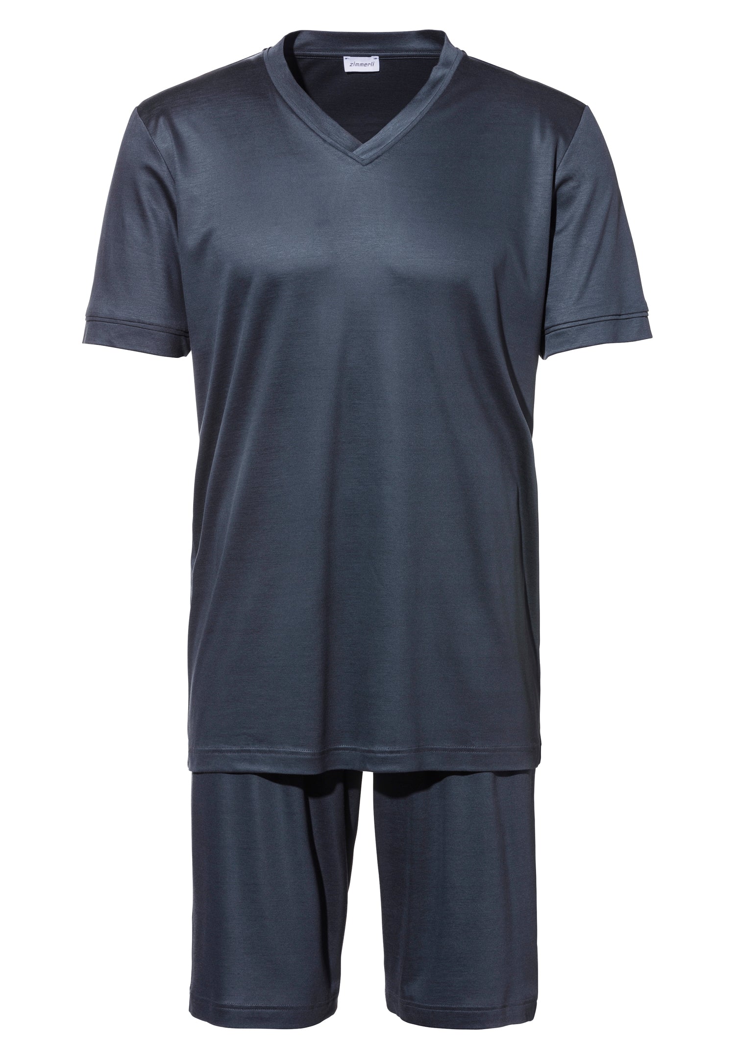Sustainable Luxury | Pyjama kurz - dark slate - Zimmerli of Switzerland ...