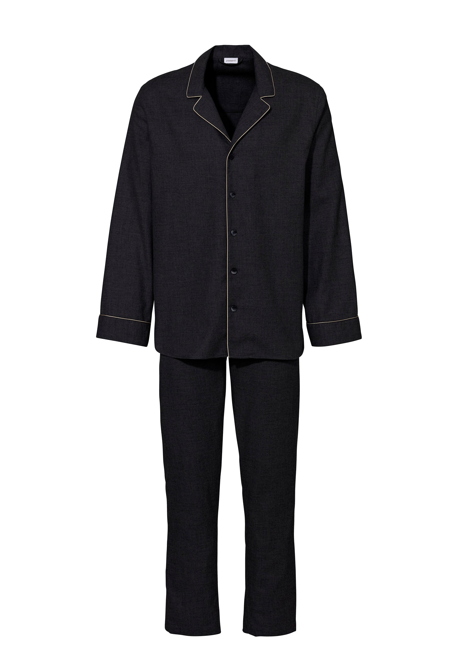 Cozy Flannel | Pyjama lang - navy - Zimmerli of Switzerland (Schweiz)