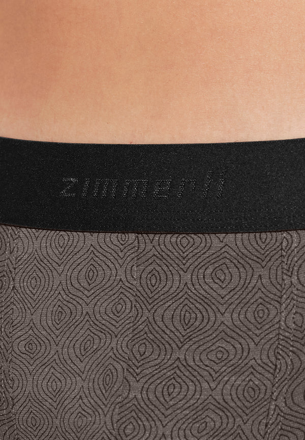 Pureness Print | Boxer Briefs / Trunk - linear geo brown - ZIMMERLI ...