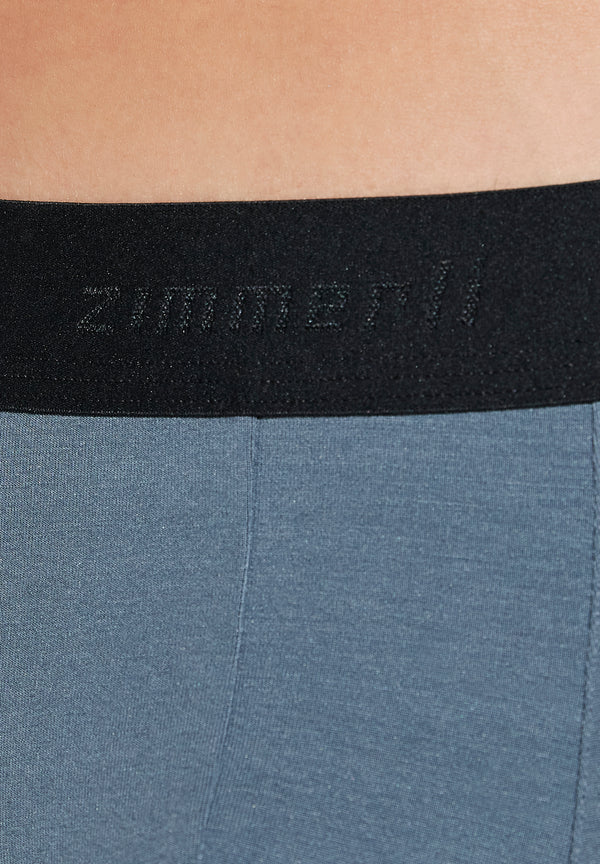 Pureness | Long Leg Boxer Brief - blue slate - Zimmerli of Switzerland