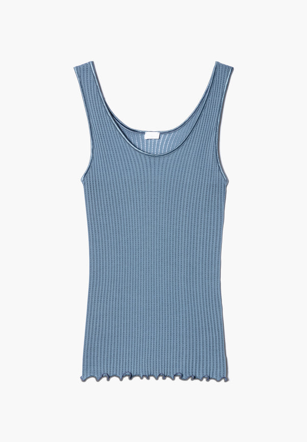 Maude Privé | Top - blue stone - Zimmerli of Switzerland