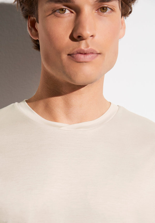 Sustainable Luxury | Pyjama Short - almond latte - ZIMMERLI SWITZERLAND