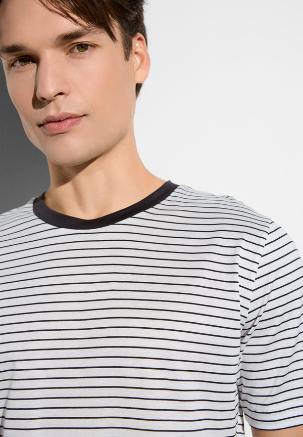 Filodiscozia Stripes | Pyjama kurz - espresso stripes - ZIMMERLI ...